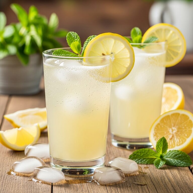 Sparkling Ginger Lemonade
